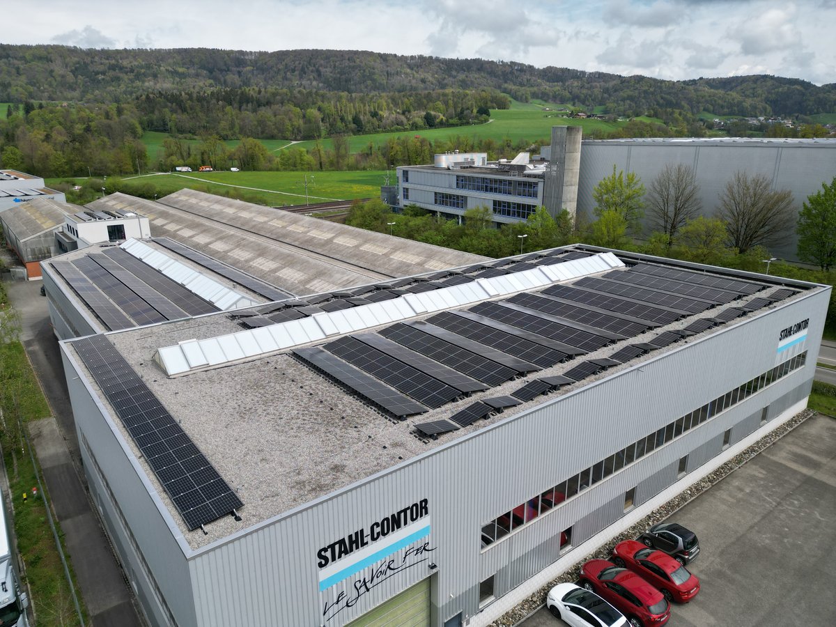 Stahl-Contor AG relies on solar energy ☀⚡ – Stahl-Contor AG